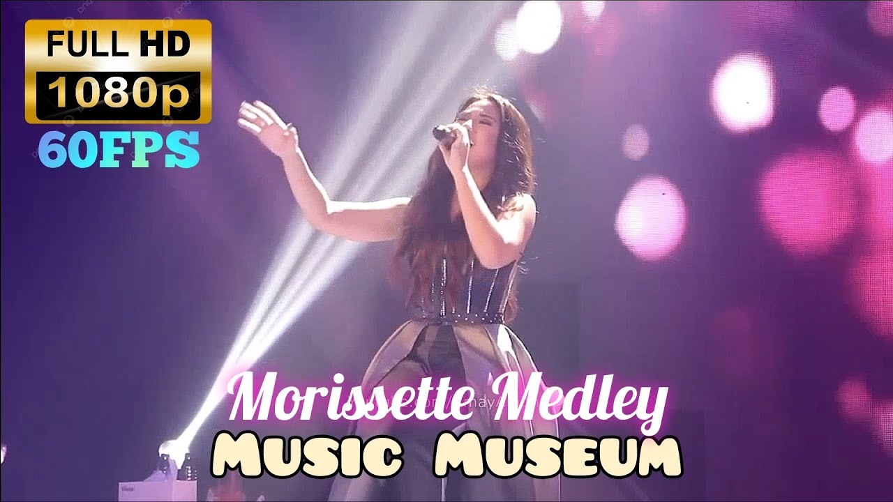 MORISSETTE Performs Morissette Medley At The Music Museum (BEST QUALITY ...