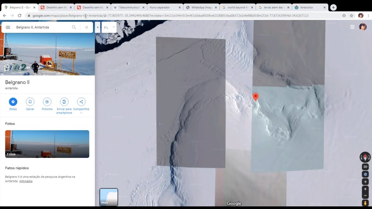 TERRA PLANA INÉDITO - GOOGLE MAPS PODE SER A CHAVE PARA A TERRA ALÉM DA ...