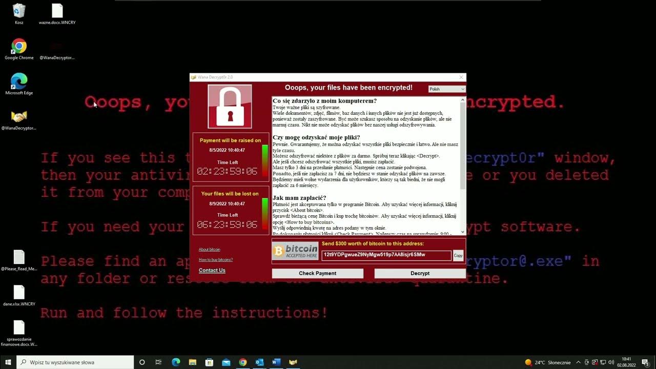 Faktura czy sztuczka cyberprzestępców – jak może wyglądać atak ransomware - YouTube