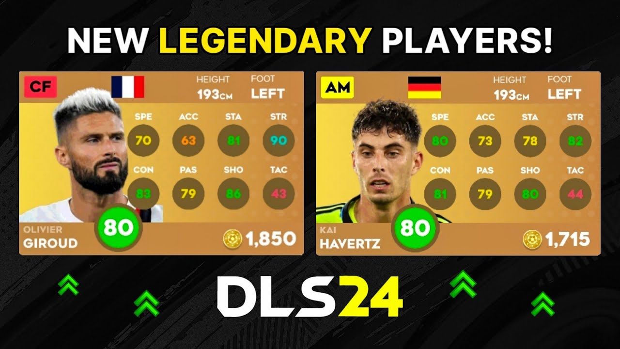 DLS 24 | New Legendary Players In Dream League Soccer 2024! 🤩🔥 - YouTube