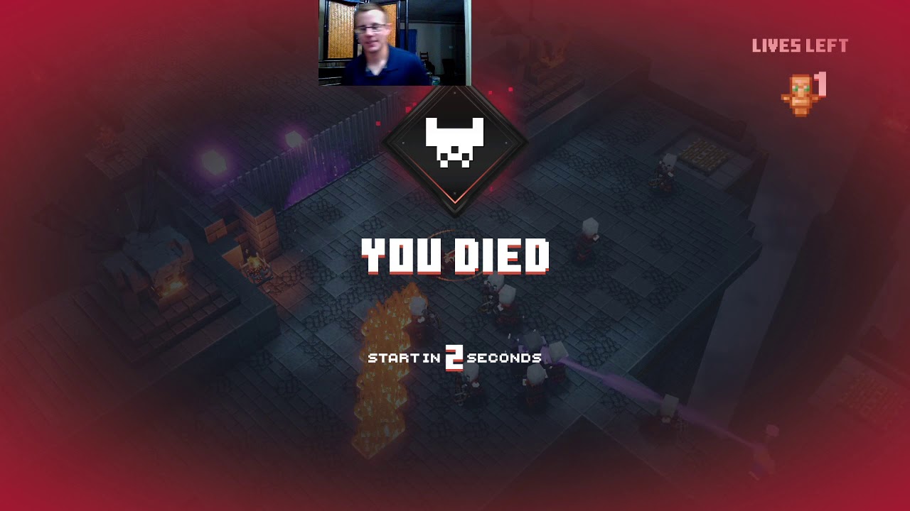 Minecraft Dungeons day one blind lets play Obsidian Palace Final Boss ...