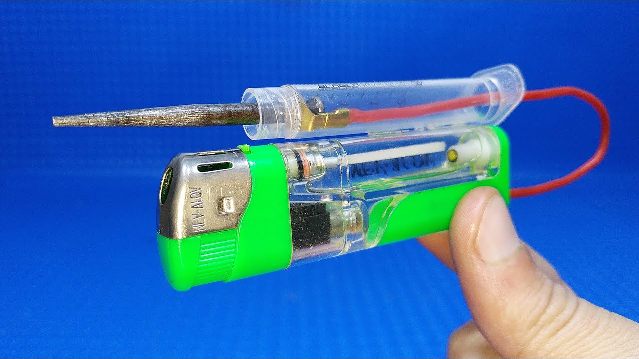 The perfect invention with the syringe and lighter - YouTube