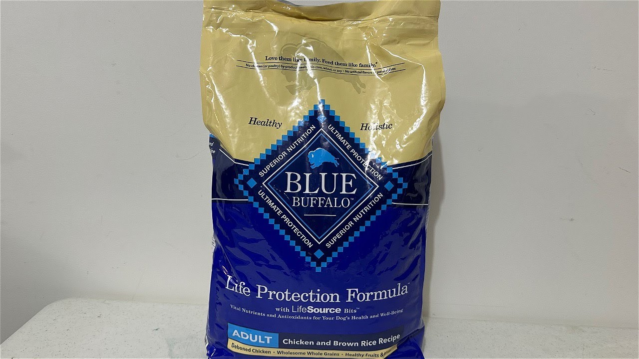 Blue Buffalo Chicken & Brown Rice Adult Dry Dog Food - 15 lb - YouTube