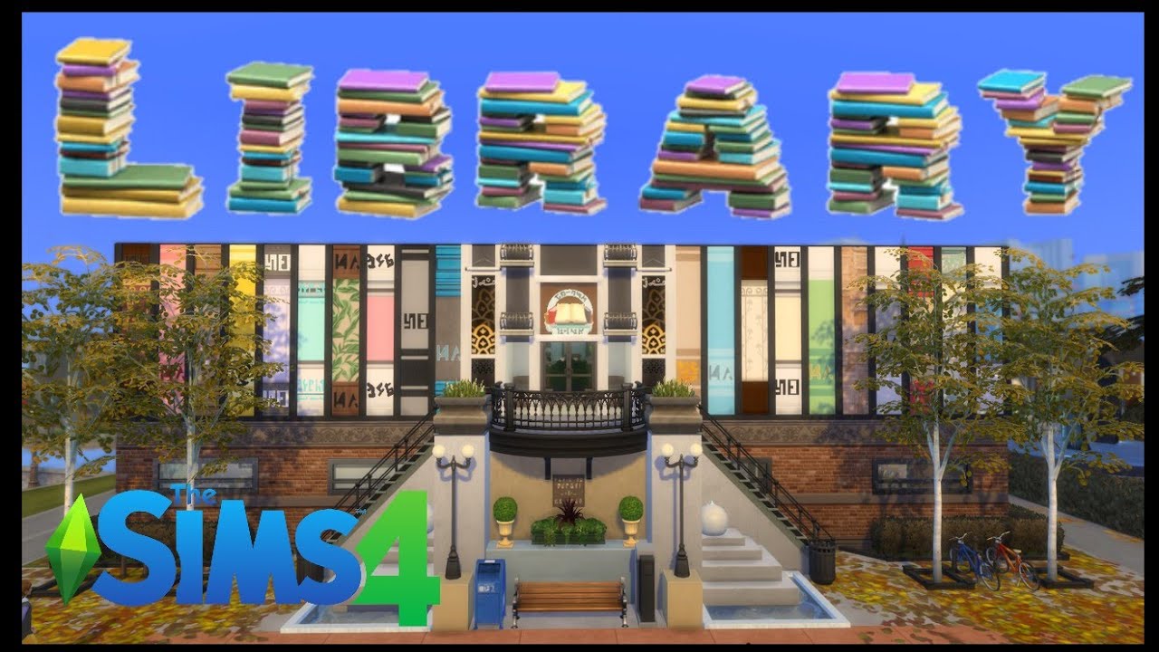 Library for Sims 4! 📚 - YouTube