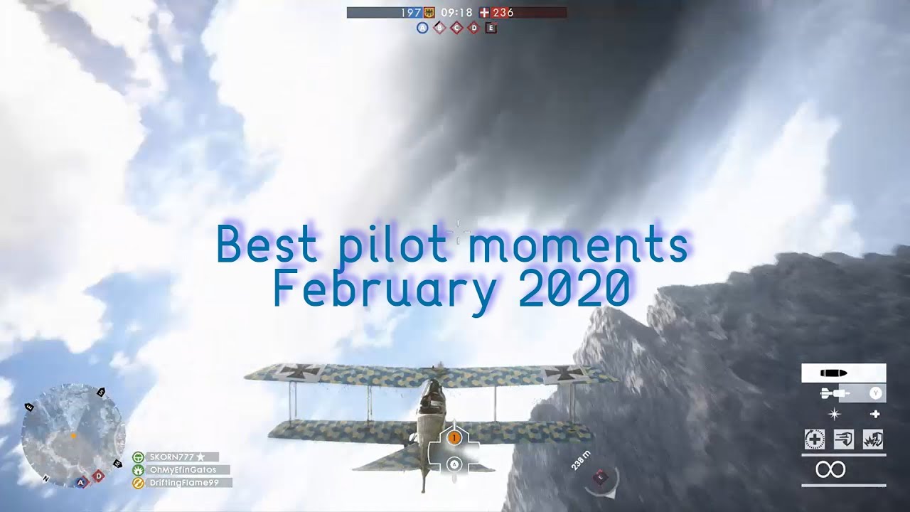 Battlefield 1 best pilot moments Feb 2020 - YouTube