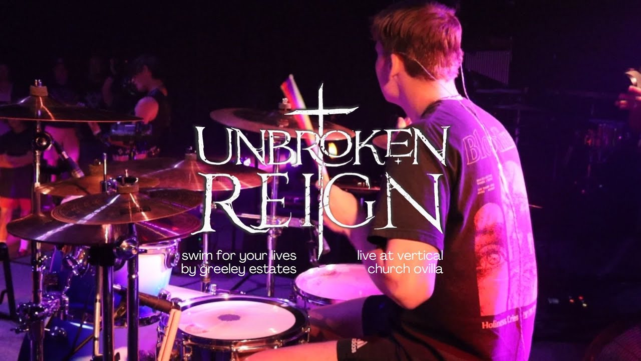 Swim For Your Lives - Greeley Estates | LIVE Drum Cover | Unbroken ...