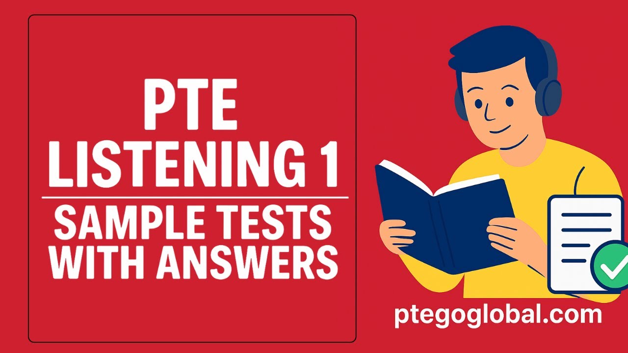 PTE Listening Test 1 | Practice with Answers | - YouTube