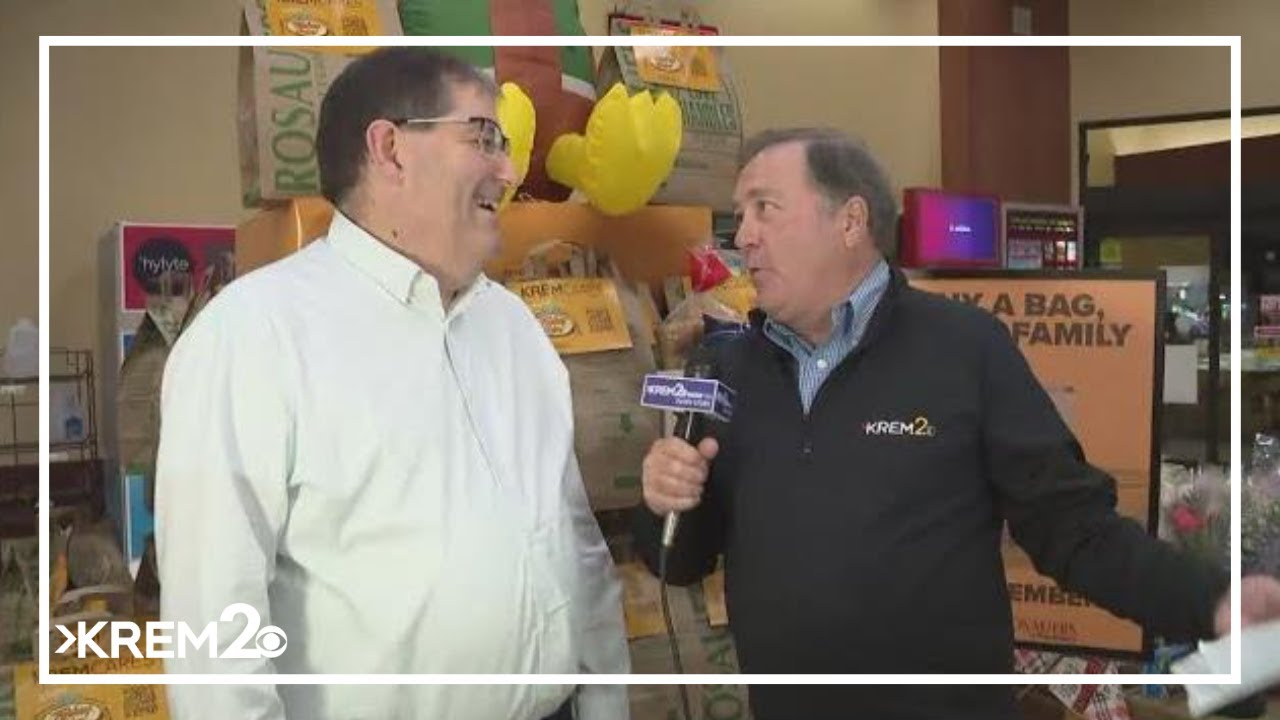 KREM 2 speaks with Rosauers for Tom's Turkey Drive - YouTube