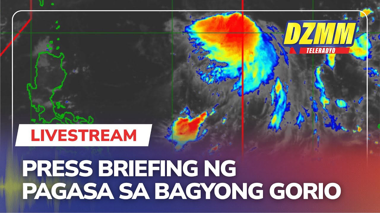 LIVE: PAGASA 5AM press briefing on severe tropical storm Gorio | 11 ...