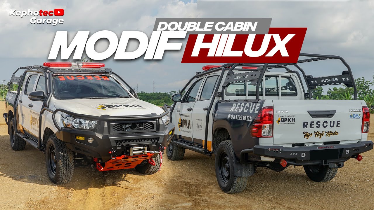 TOYOTA HILUX DOUBLE CABIN FULL MODIFIKASI by KEPHOTEC - YouTube