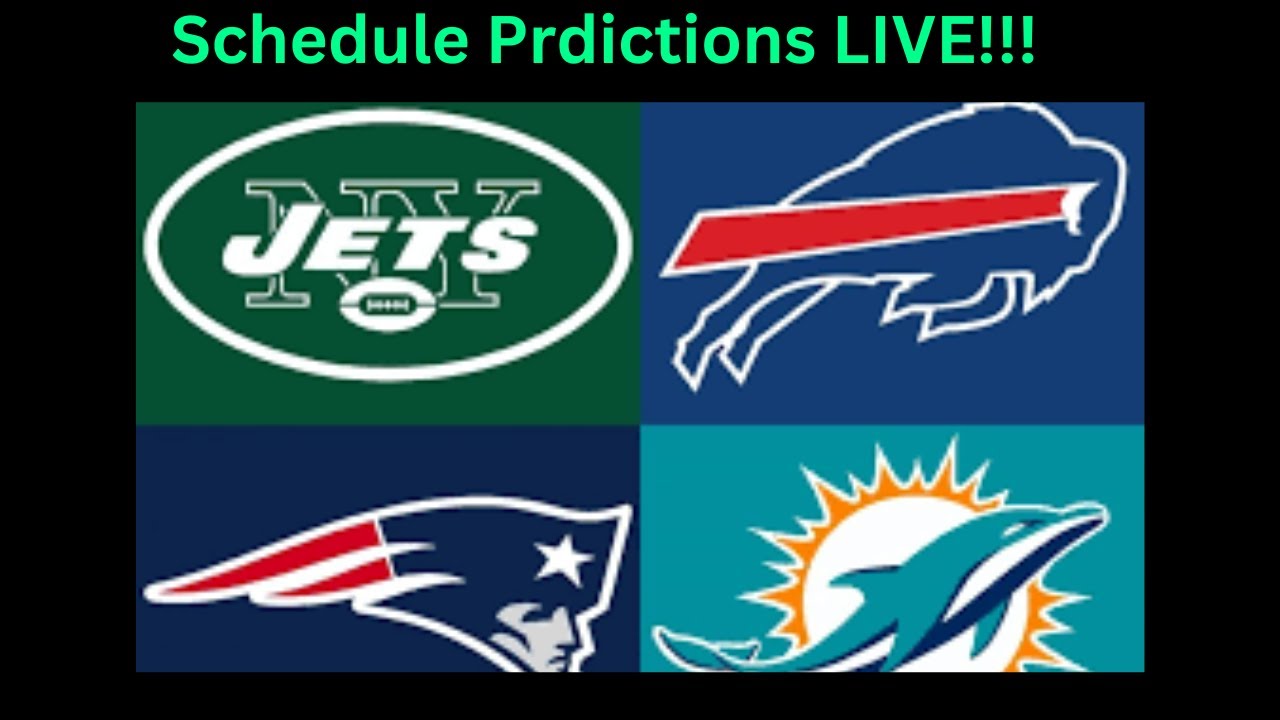 NY Jets Schedule PREDICTIONS- LIVE!!! - YouTube