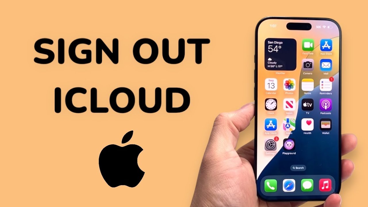 How To Sign Out of Apple Account on iPhone - YouTube