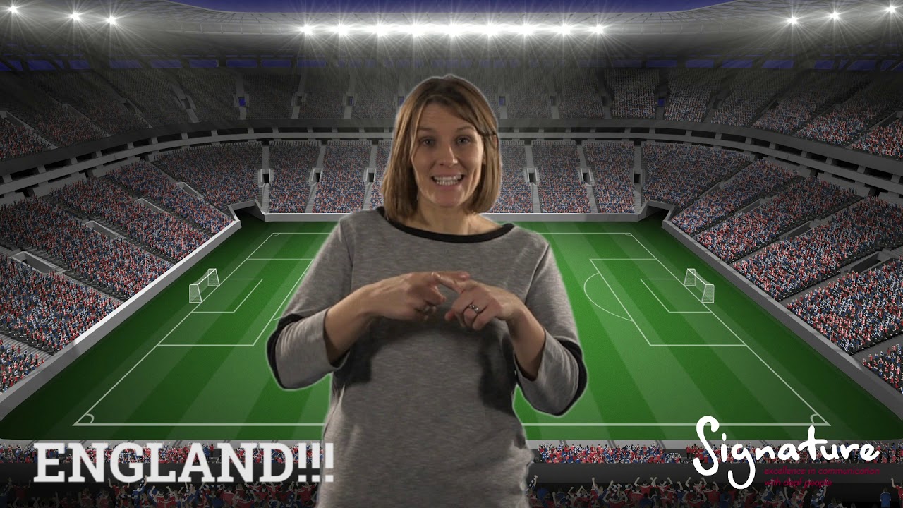 Learn how to sign England in British Sign Language - YouTube
