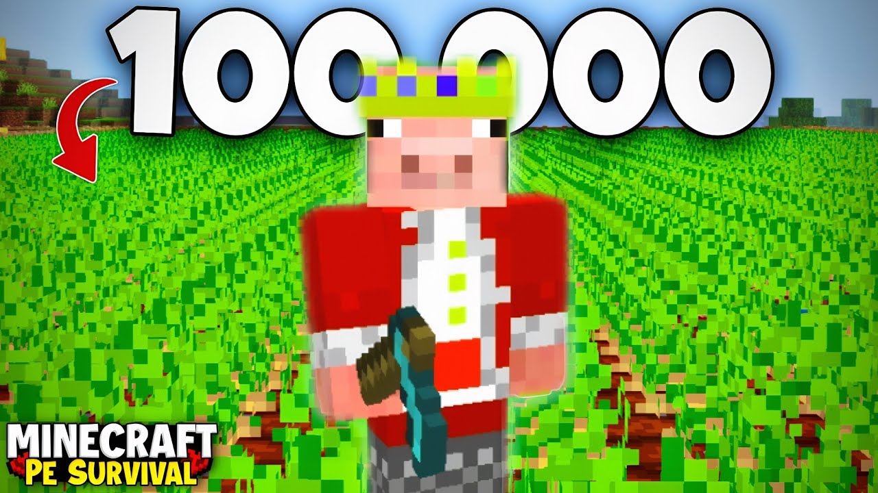 Becoming biggest aloo farmer in Minecraft | Aloo khaoge - YouTube