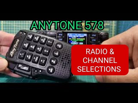 ANYTONE 578 UV Pro Radio & Channel Settings - YouTube