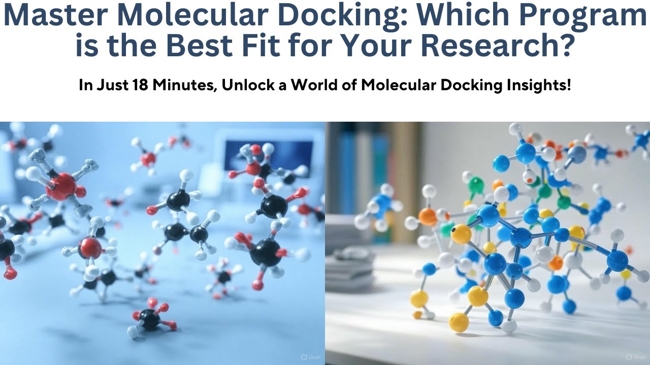 Quick Comparison of Molecular Docking Programs - YouTube