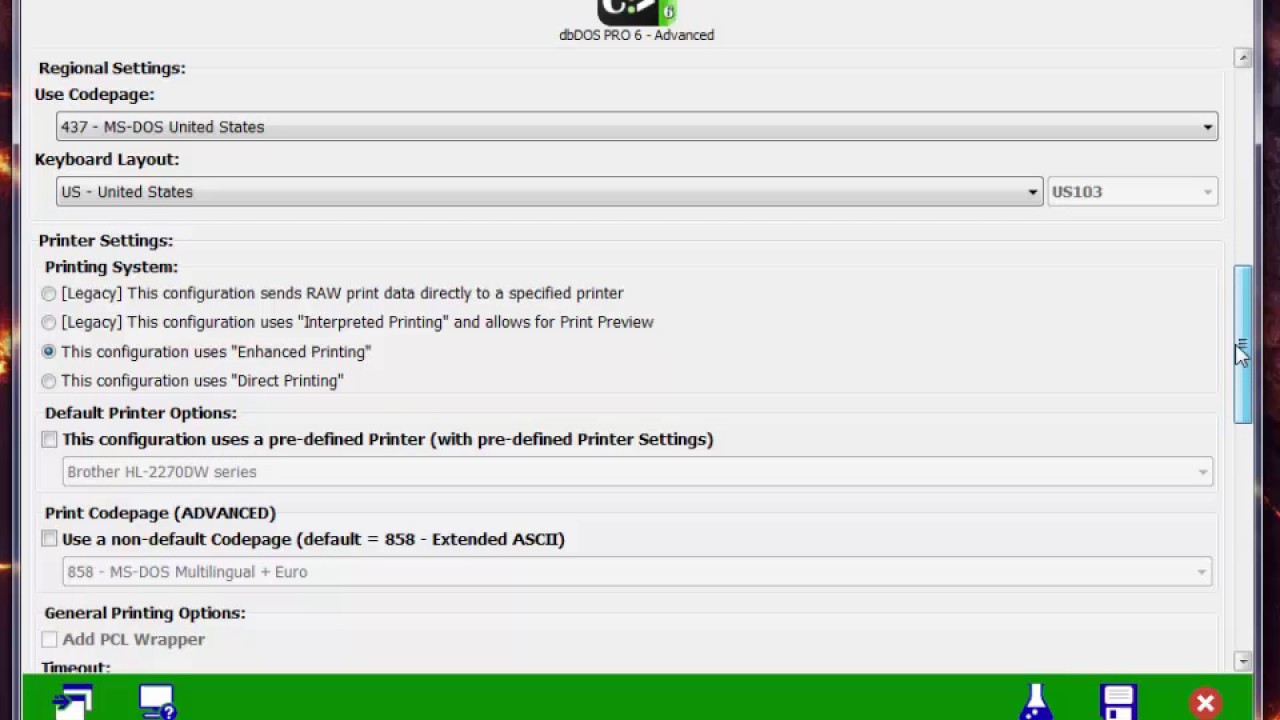 dbDOS PRO 6 Advanced Configuration Tutorial - YouTube