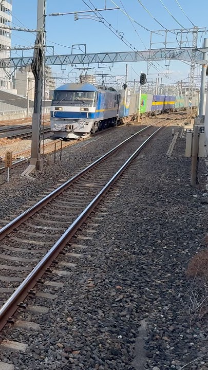 EF210-323【吹】1055ﾚ JR吹田駅定通 2025.1.28 #貨物列車 - YouTube