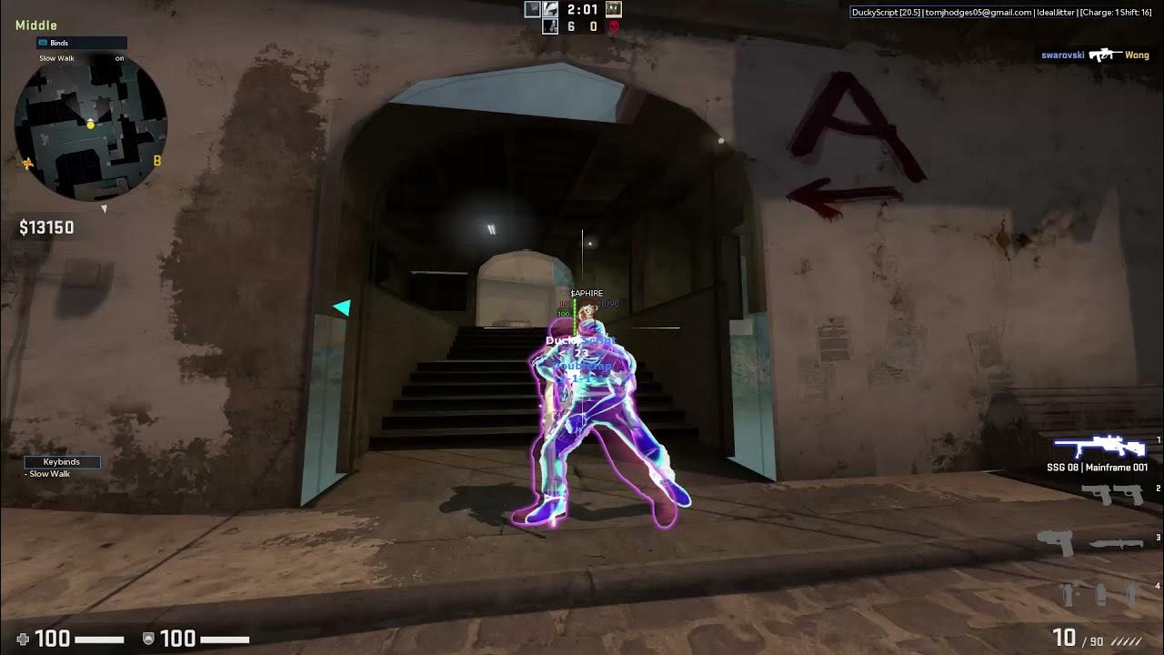 ducky script lua v neverlose.cc resolver csgo hvh - YouTube