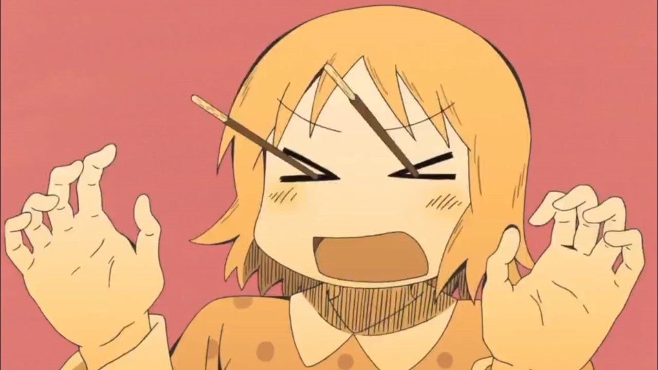 Nichijou - Fe-chan getting hit in the eyes for a minute straight - YouTube