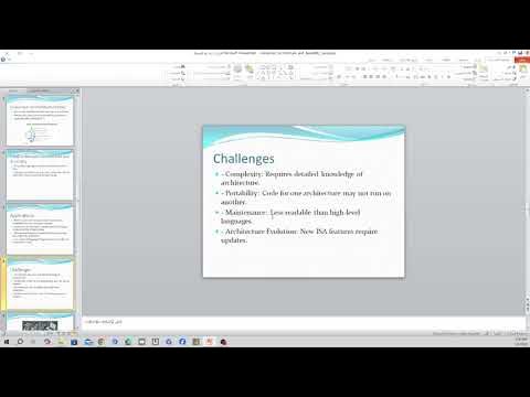 The Relation Between Computer Architecture and Assembly Language - YouTube