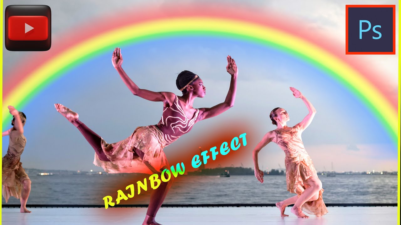 Rainbow Effect in Photoshop ।।। Rainbow Effect Tutorial - YouTube