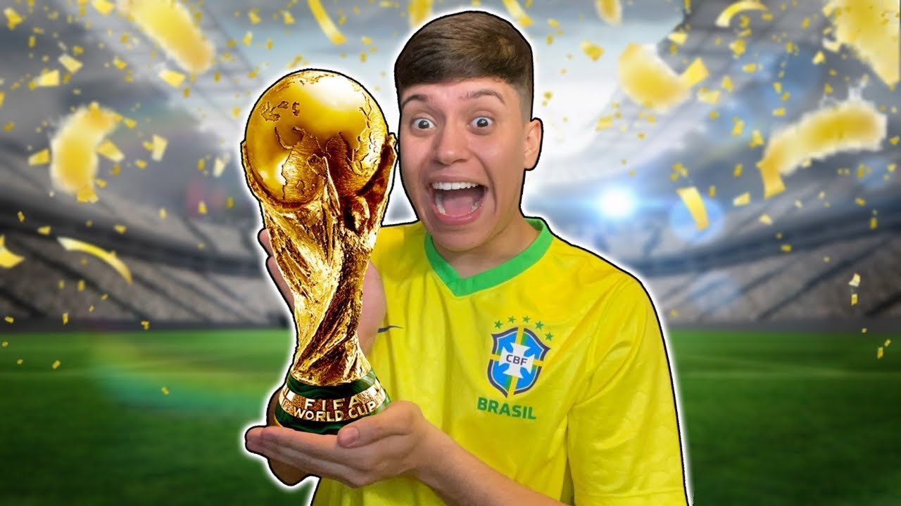 FUI PRA COPA DO MUNDO GANHAR O HEXA DO BRASIL!! - YouTube