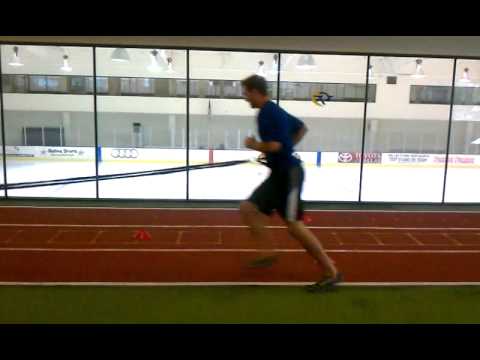 Triangle 3-cone Speed and Agility Drill with Bungees - YouTube