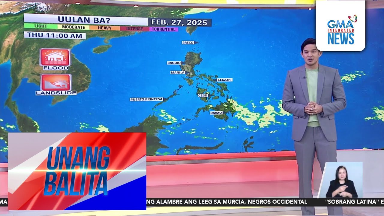 Weather update as of 6:10 AM (February 27, 2025) | Unang Balita - YouTube