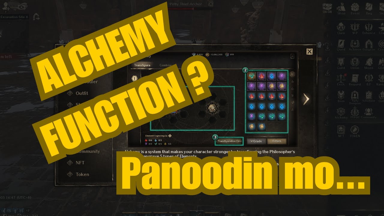 Night Crows: Alchemy function, nalilito ka ba? - YouTube