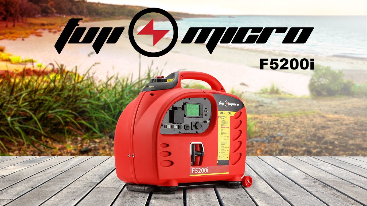 Generator Fuji-Micro F5200i 2500W Inverter - YouTube