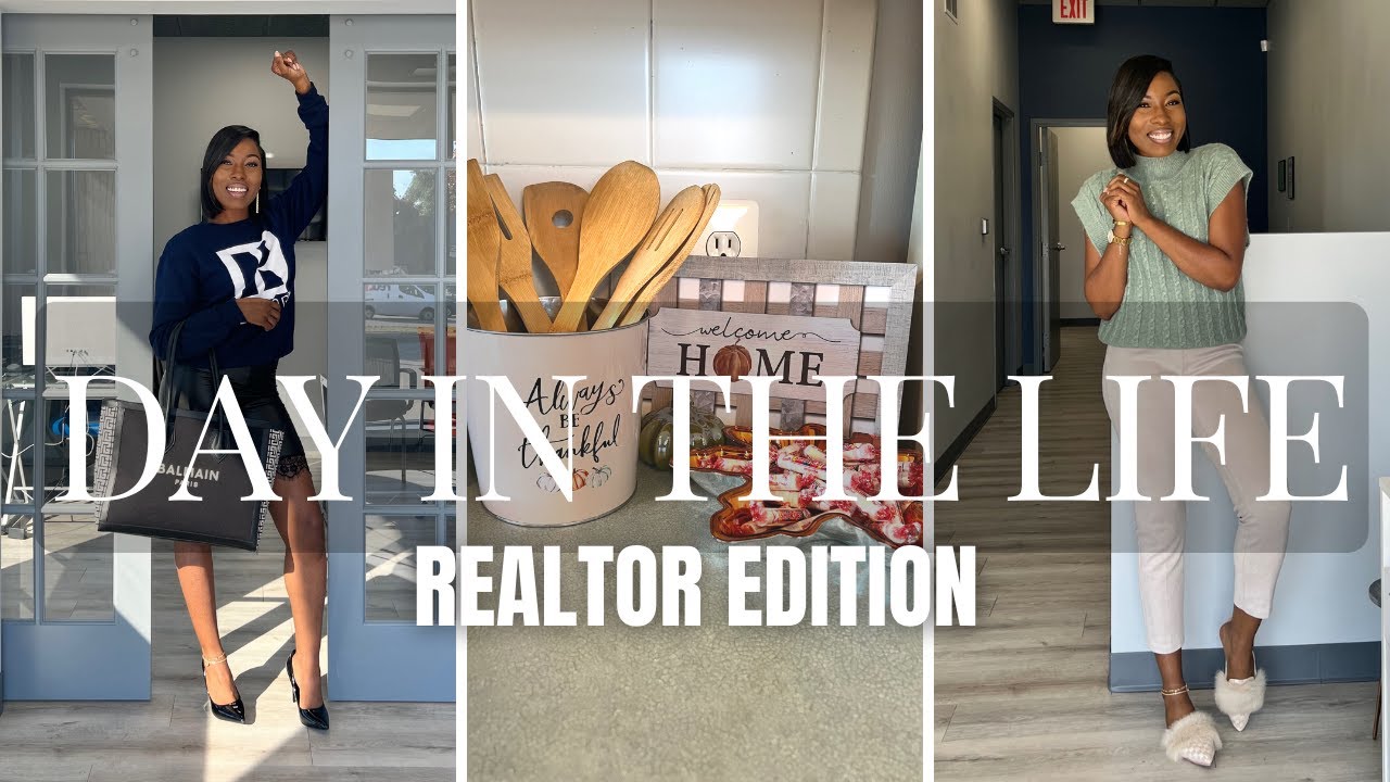 DAY IN THE LIFE OF A REAL ESTATE AGENT | CONTENT DAY | Life of Realtor ...