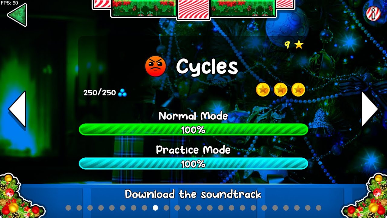 Geometry Dash - Cycles 100% (ALL COINS) - YouTube