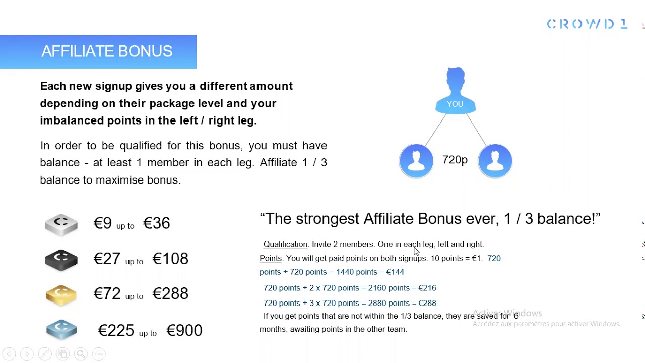 CROWD1 : VOICI COMMENT FAIRE GAGNER ASSEZ D'ARGENT A VOS MEMBRES AVEC ...