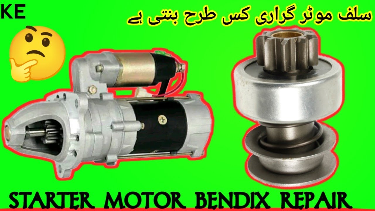 Starter Motor Bendix Repair | Truck Starter Motor Replace And Armature ...