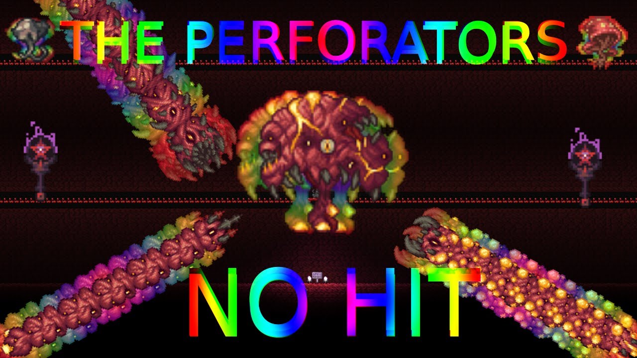 Terraria Expert Death Nostalgic Full Shroomed The Perforators nohit ...