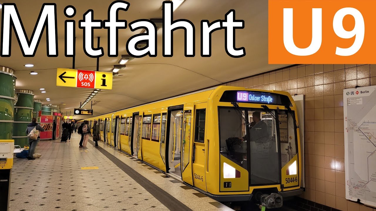 U-Bahn Berlin | Mitfahrt | H01 5044 | Linie U9 | Nauener Platz ...