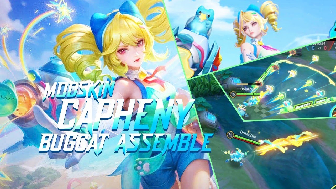 RoV | Mod Skin Capheny Bugcat Assemble 1.59.1 สอนลงท้ายคลิป - YouTube