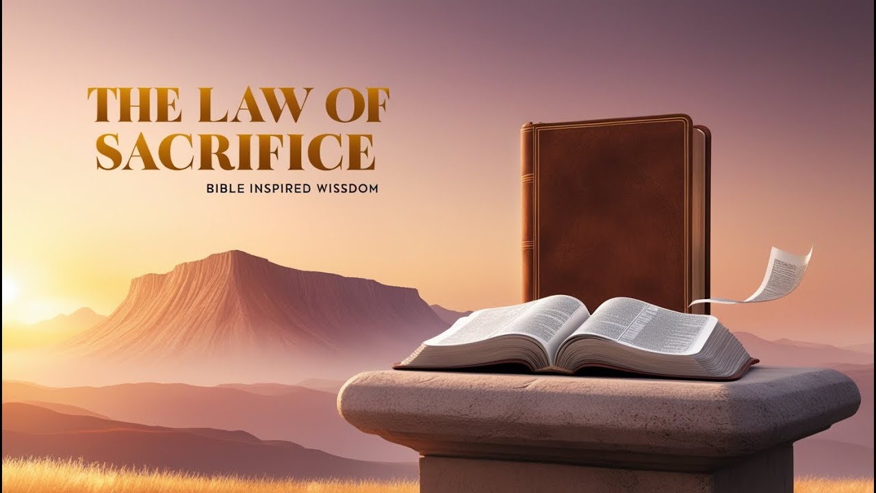 The Law of Sacrifice | Bible Inspired wisdom - YouTube