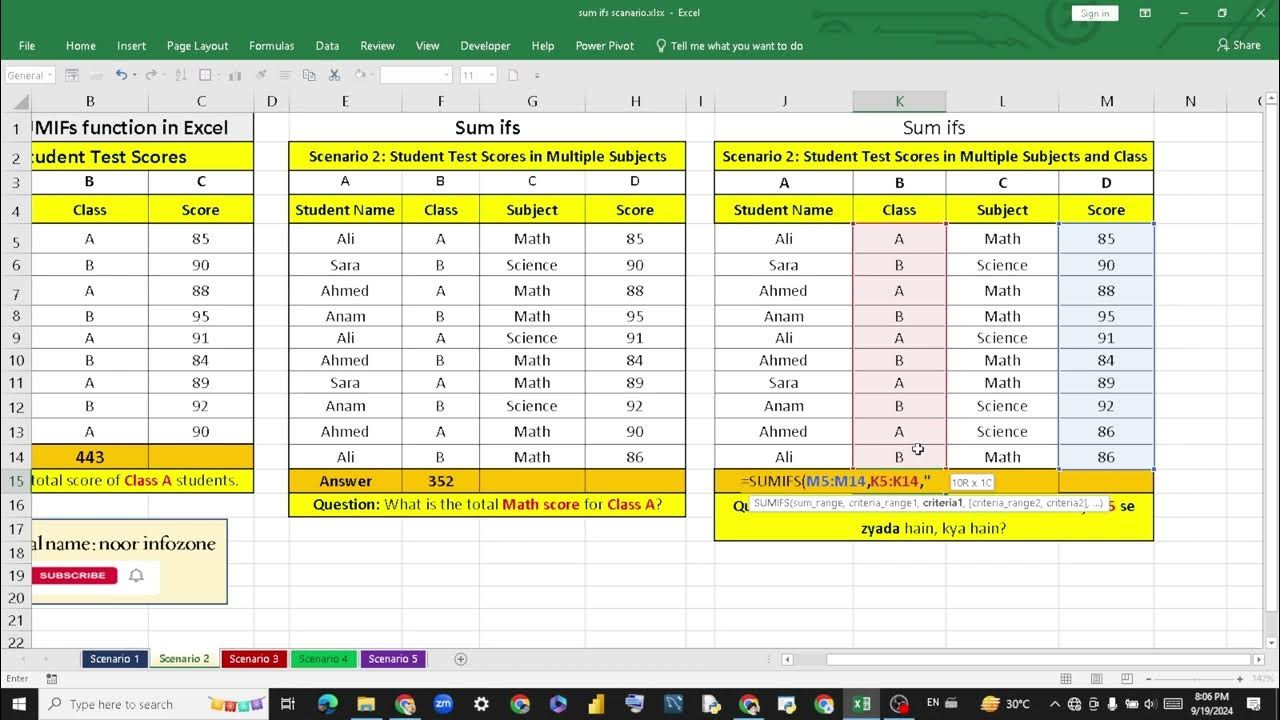 Master Excel in 24 Hours with SUMIF and SUMIFS Functions? - YouTube