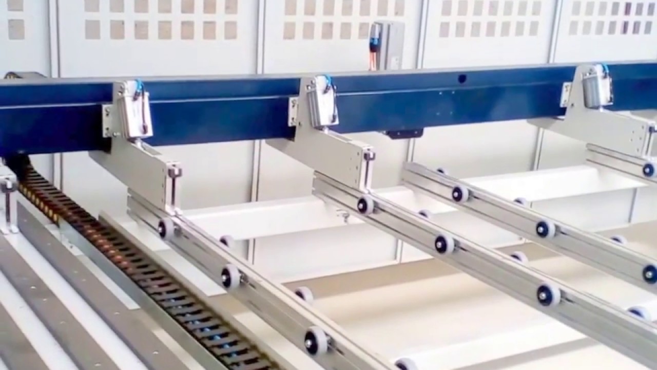Seccionadora NIMAC HERMES 70 CNC / RETORNO LOMBIMAQ - YouTube