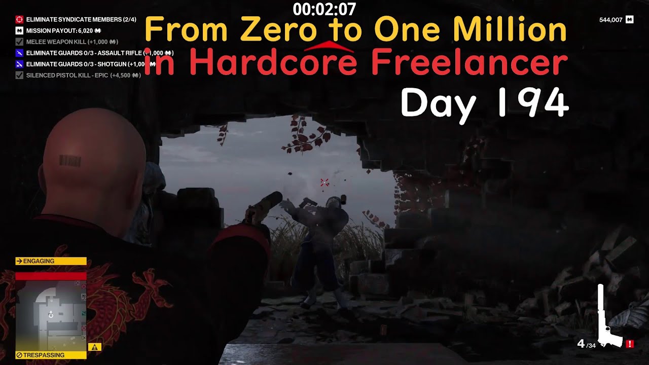 Way to One Million Merces, Day 194 (HITMAN Hardcore Freelancer) - YouTube