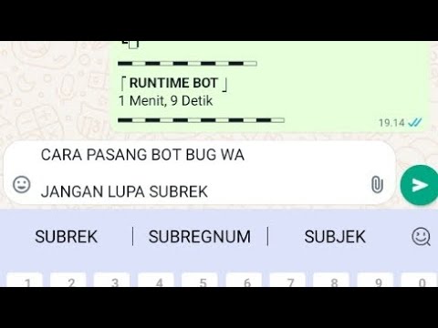CARA PASANG / BUAT PANEL BUG WA!! - YouTube