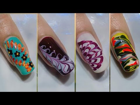 😜😜Safety pin nail polish|| Safety pin nails hacks||Toothpick nail art ...