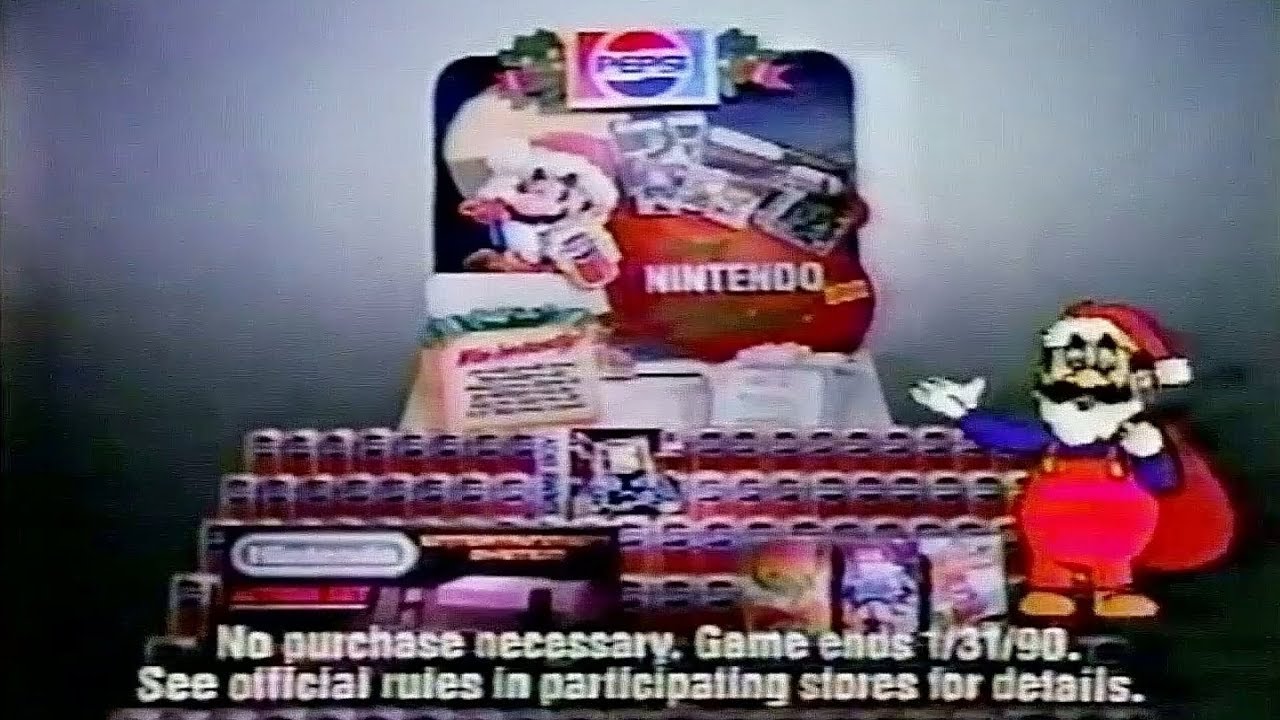 Pepsi Nintendo Holiday Game 1989 Tv Commercial Remastered Hd Youtube