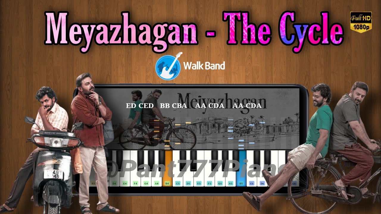 Meiyazhagan - The Cycle BGM in Piano | Govind Vasantha | Walkband ...