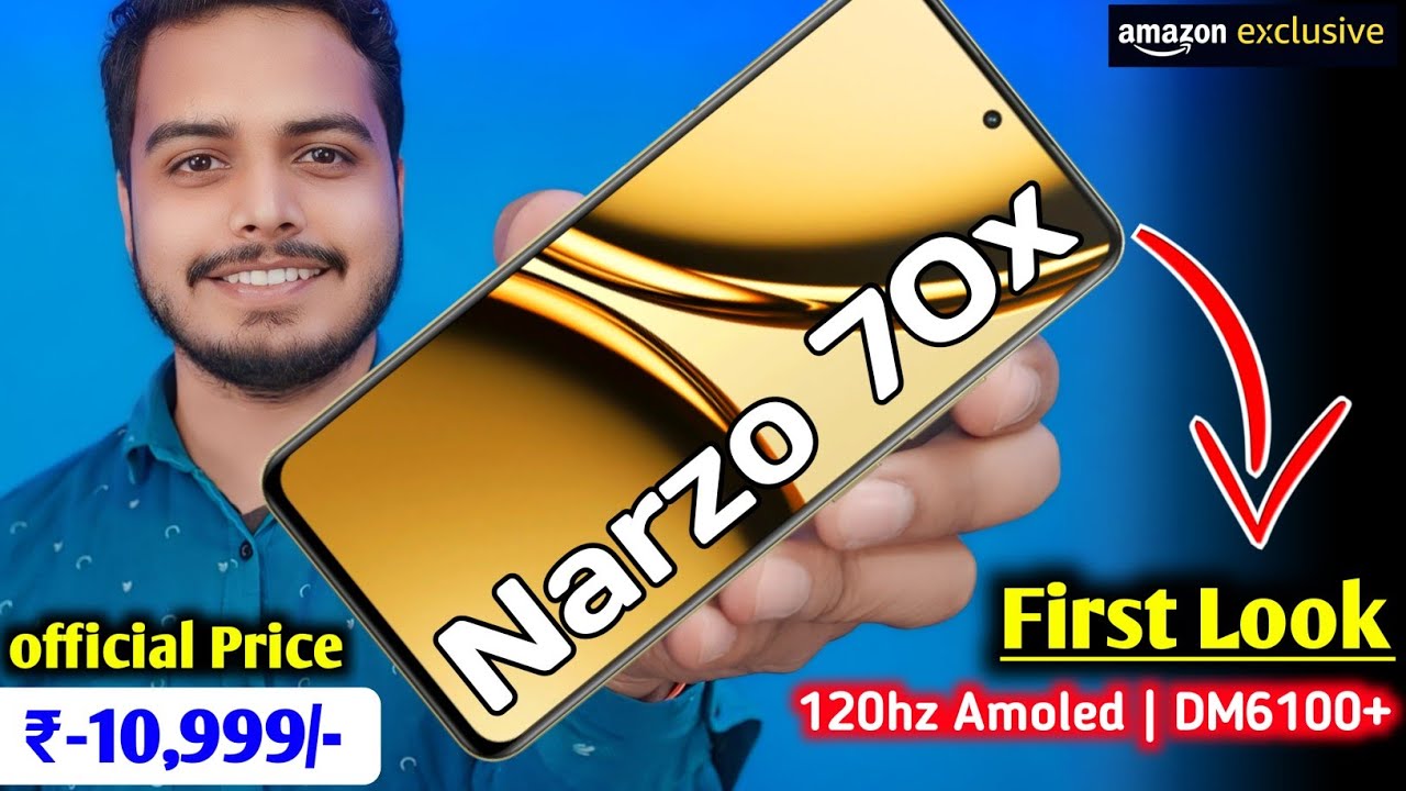 Narzo 70x 5G is finally here First look 😍 | Price officially confirmed ...