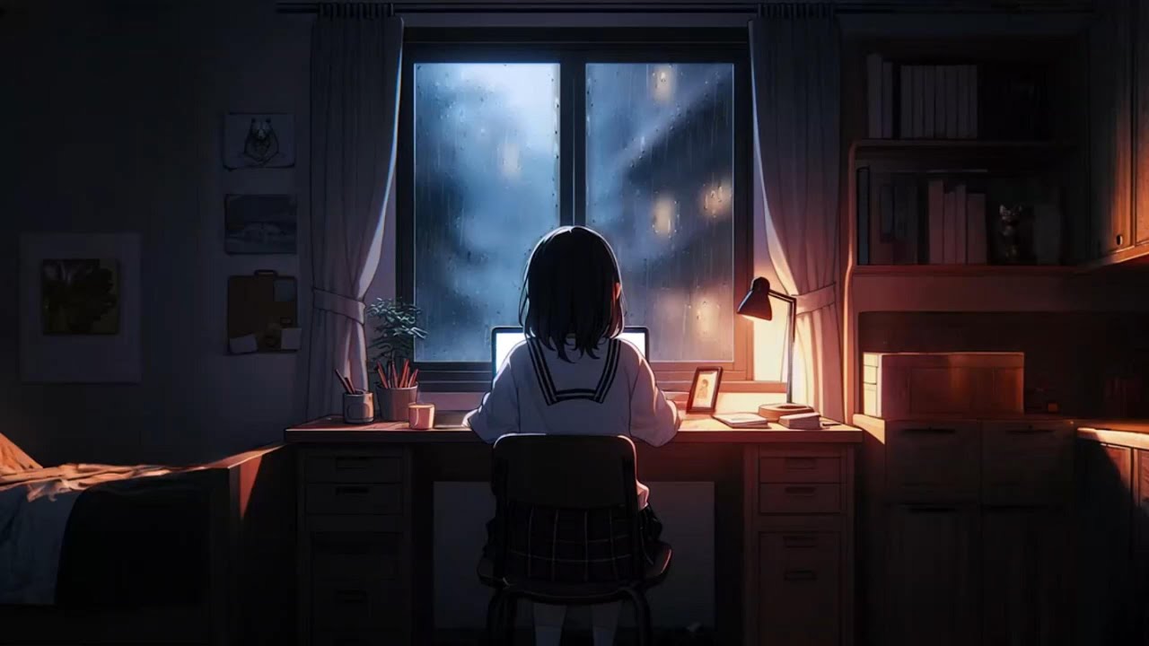 Rainy Study Vibes: Calming Rain Sounds for Focus - YouTube