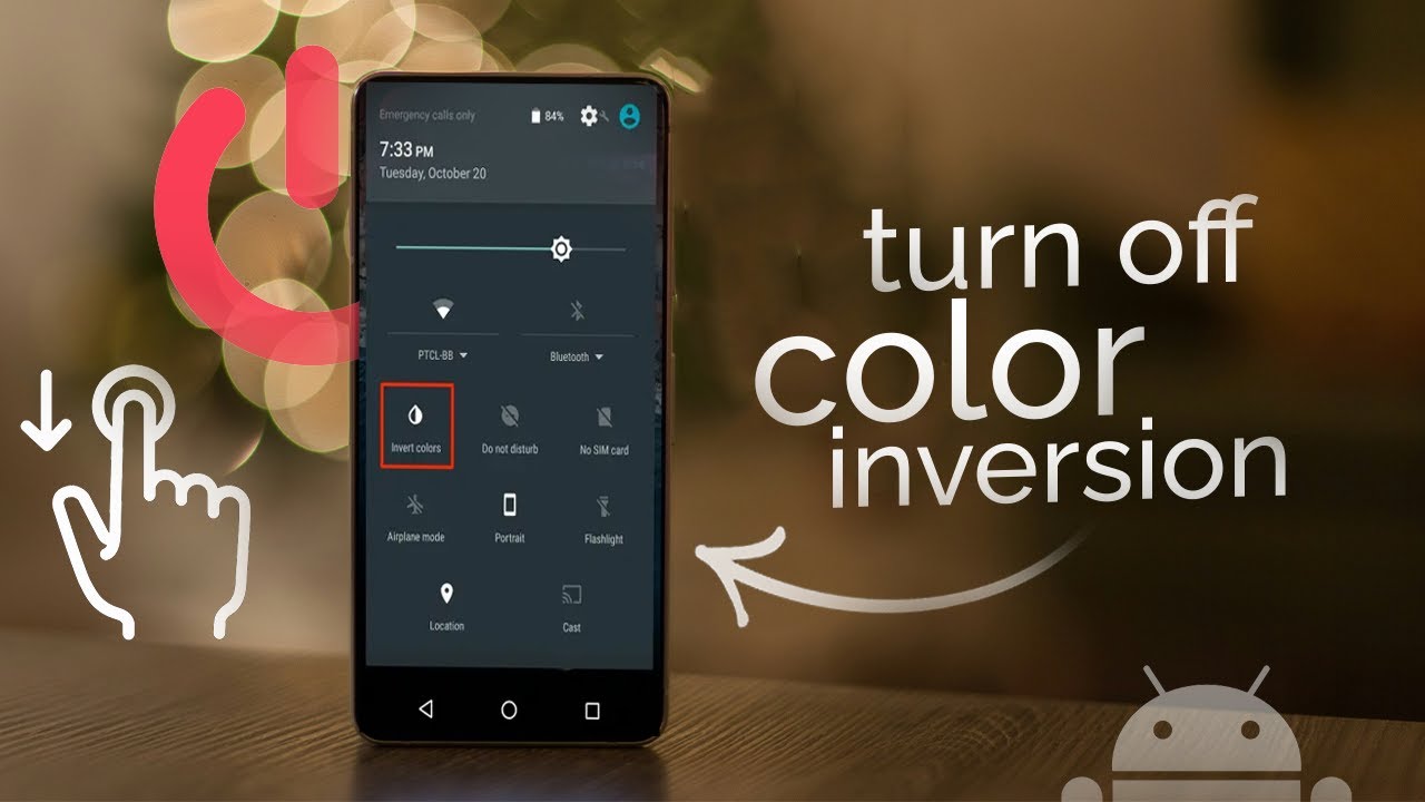 How to Turn Off Color Inversion on Android (tutorial) - YouTube