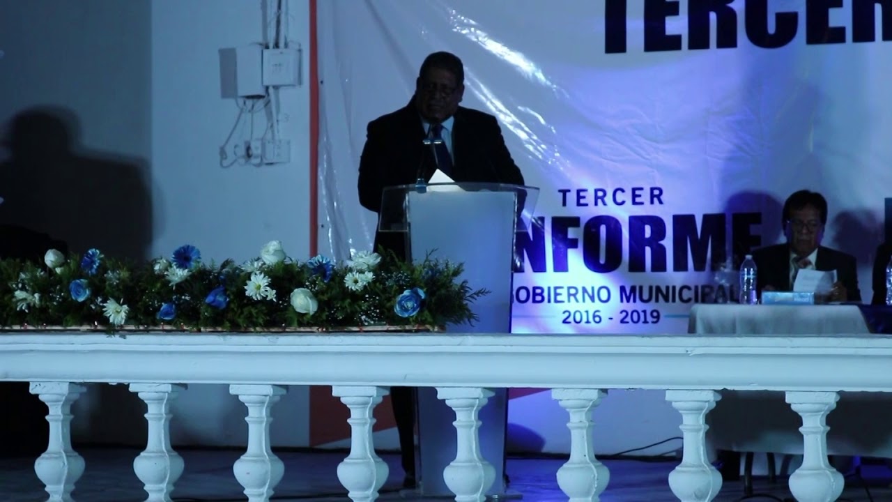 Sergio Nevares rinde su Tercer Informe de Gobierno - YouTube
